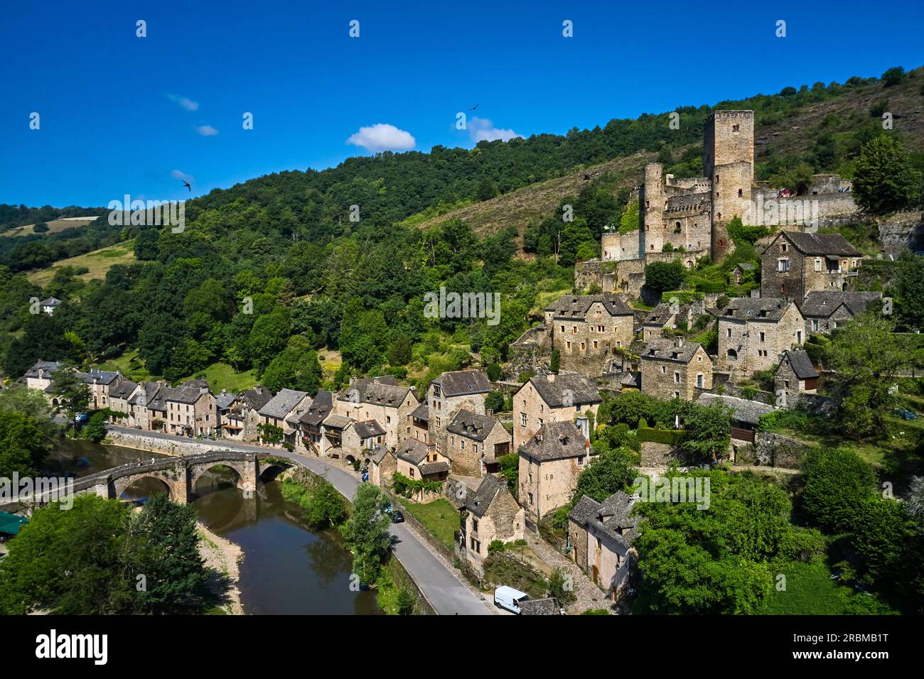France, Aveyron (12), Belcastel, labeled The Most Beautiful Villages of ...