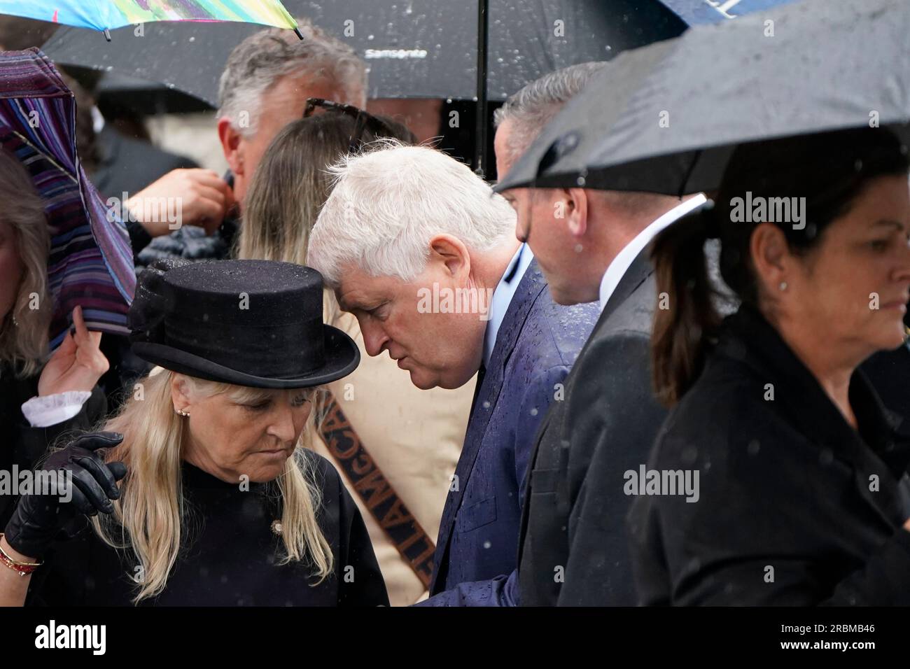Denis O'Brien attending the funeral for 18-year-old Max at The Church ...