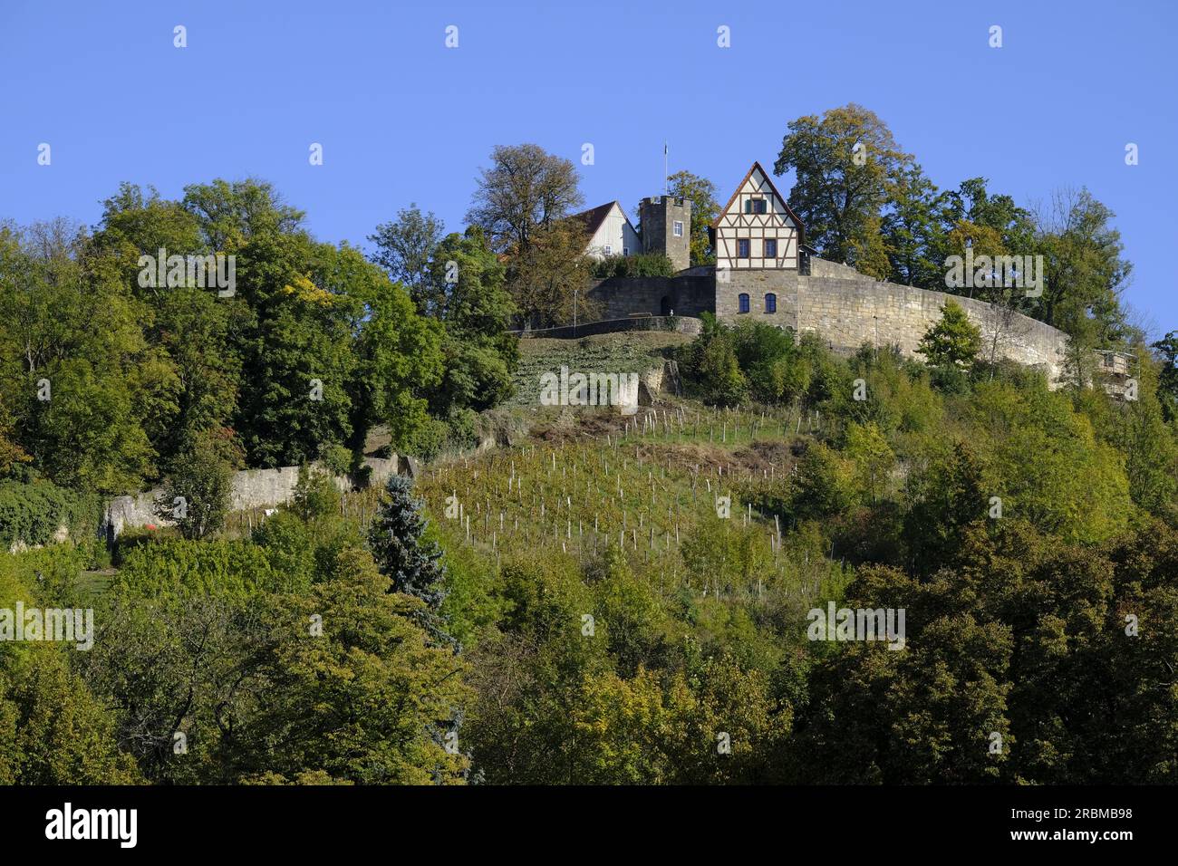 Konigsberg castle near konigsberg in bavaria hi-res stock photography ...