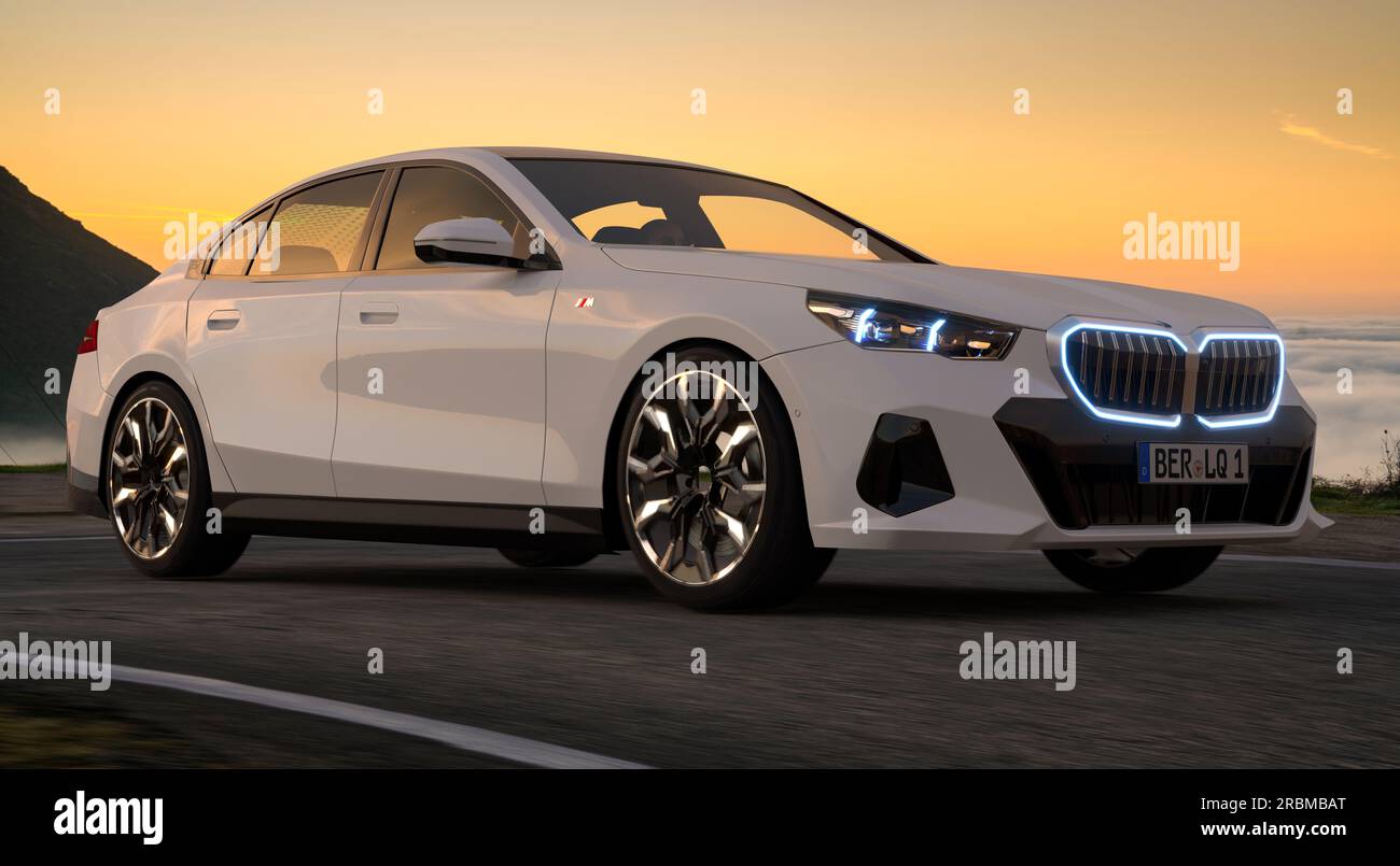 New BMW i5 - The first electric BMW i5 Stock Photo - Alamy