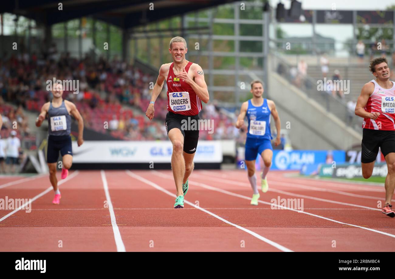 Kassel, Deutschland. 09th July, 2023. Winner Manuel SANDERS (LG Olympia ...