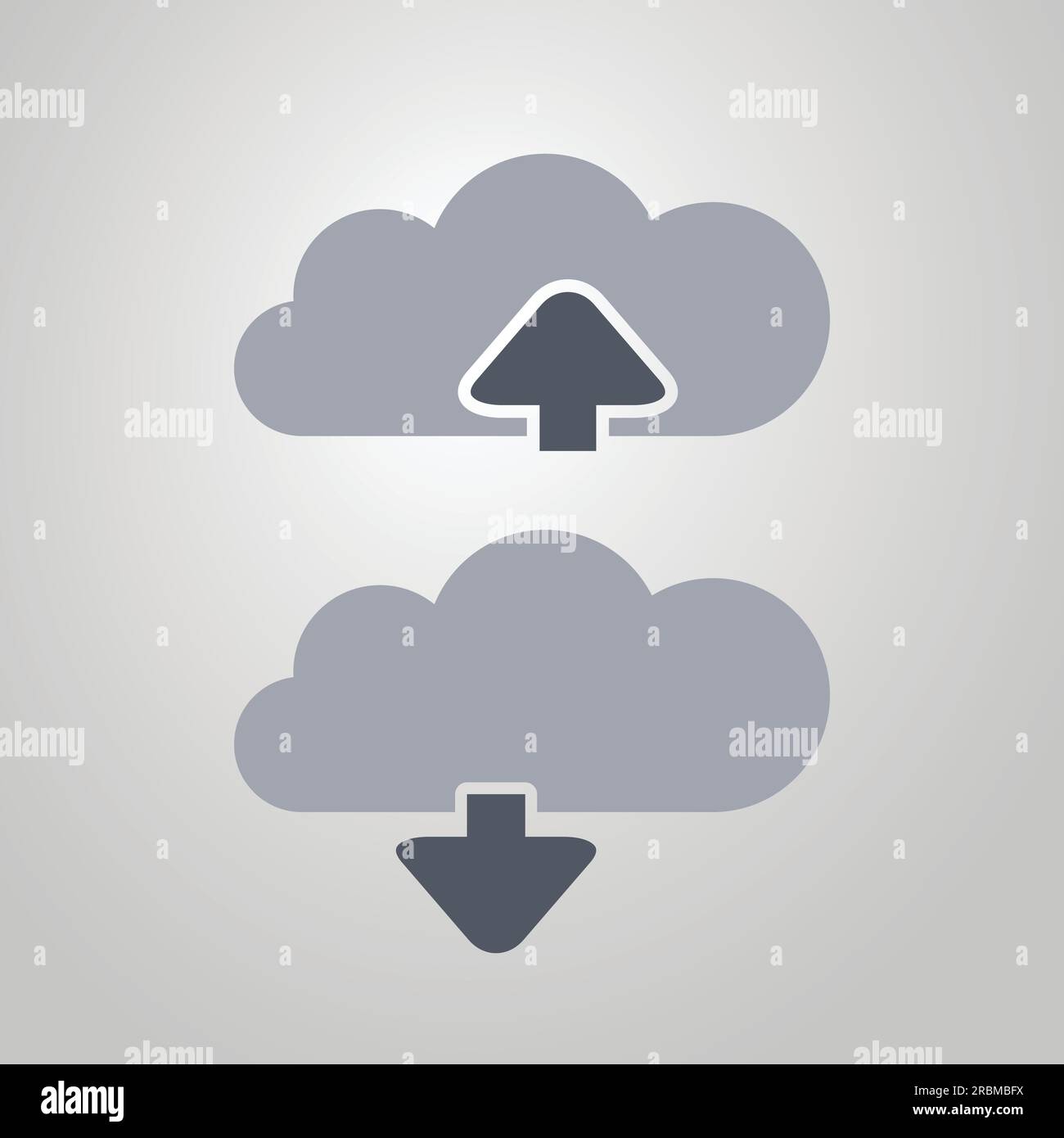 Cloud Computing Concept Design Stock Vector Image & Art - Alamy
