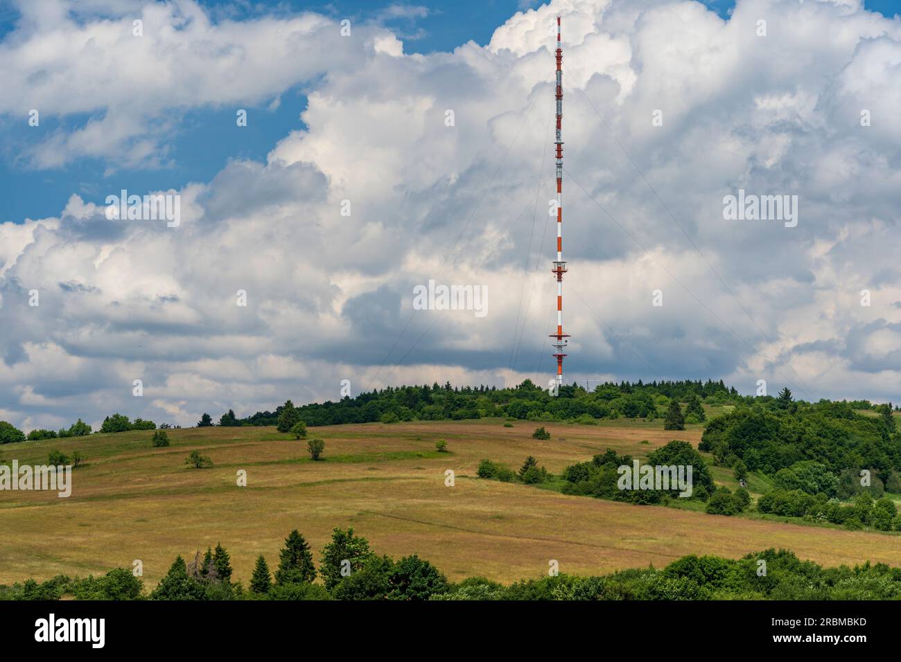 The Lange Rhön nature reserve in the core zone of the Rhön Biosphere ...