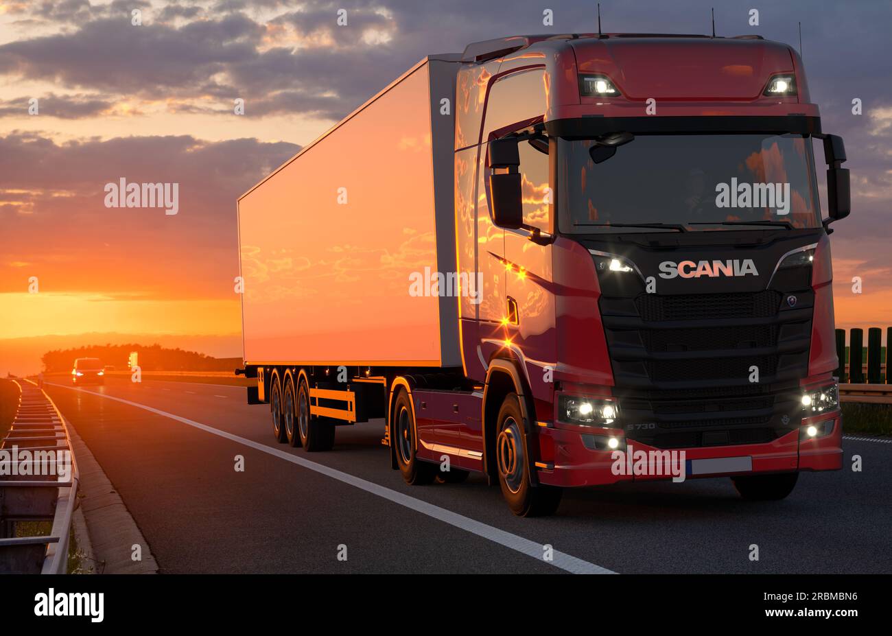 Scania semi truck hi-res stock photography and images - Alamy