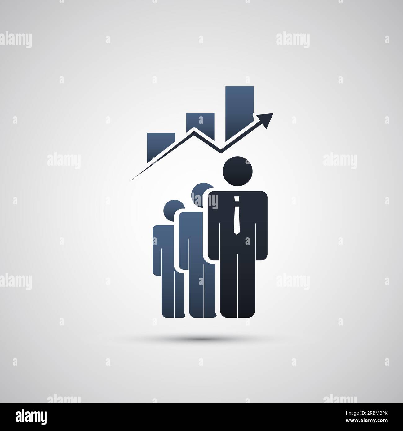 The Real Leader Business Men Icons Stock Vector Image & Art - Alamy