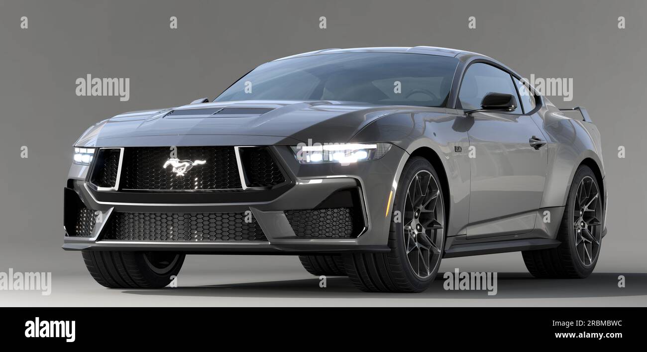 The new Ford Mustang sports car Stock Photo - Alamy