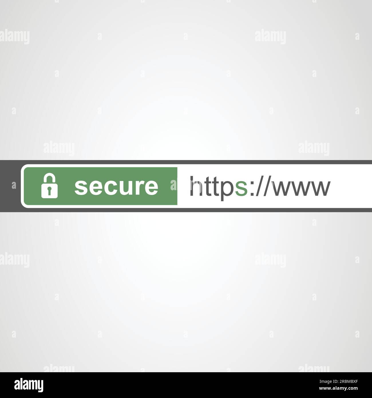 Browser Address Bar With Protocol Sign Stock Vector Image And Art