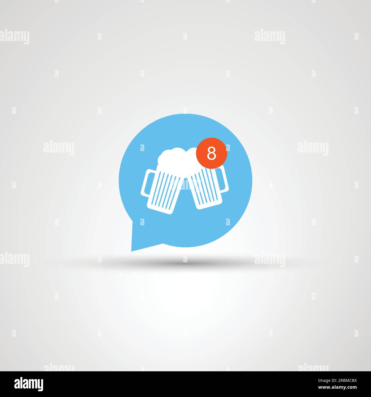 Beer glass holder Stock Vector Images - Alamy