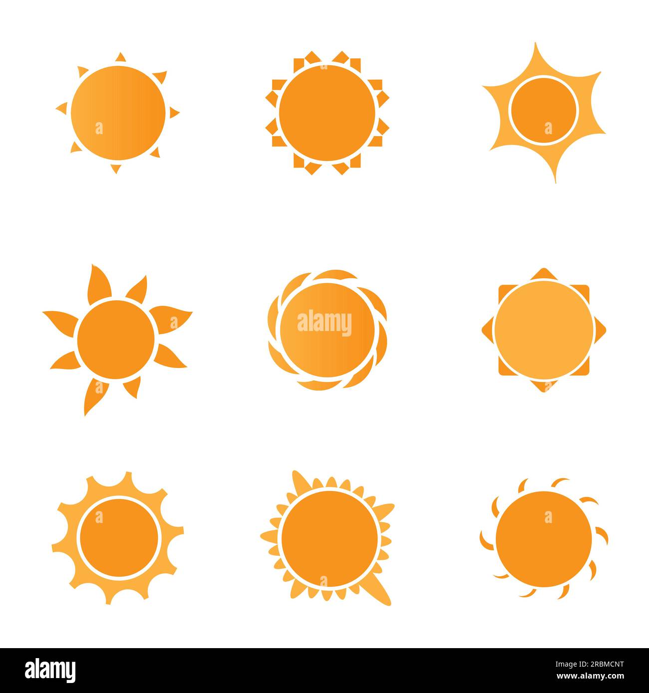 Nine sun Stock Vector Images - Alamy