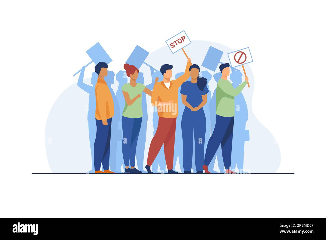 Political protest background Cut Out Stock Images & Pictures - Alamy
