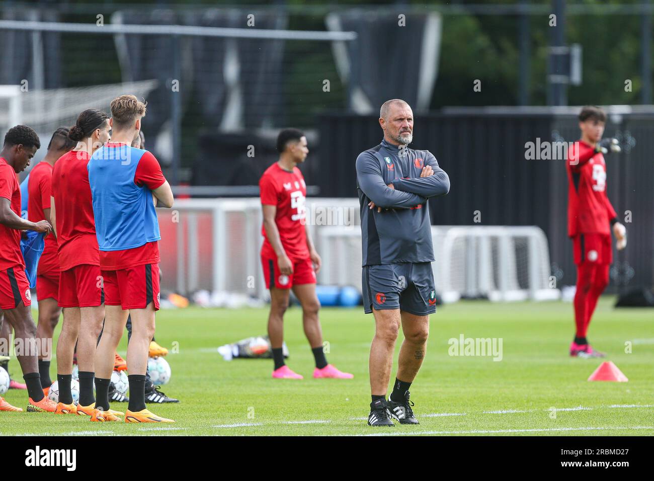 ROTTERDAM, 10-07-2023, trainings ground 1908 2023 / 2024 Dutch football Eredivisie, training ...