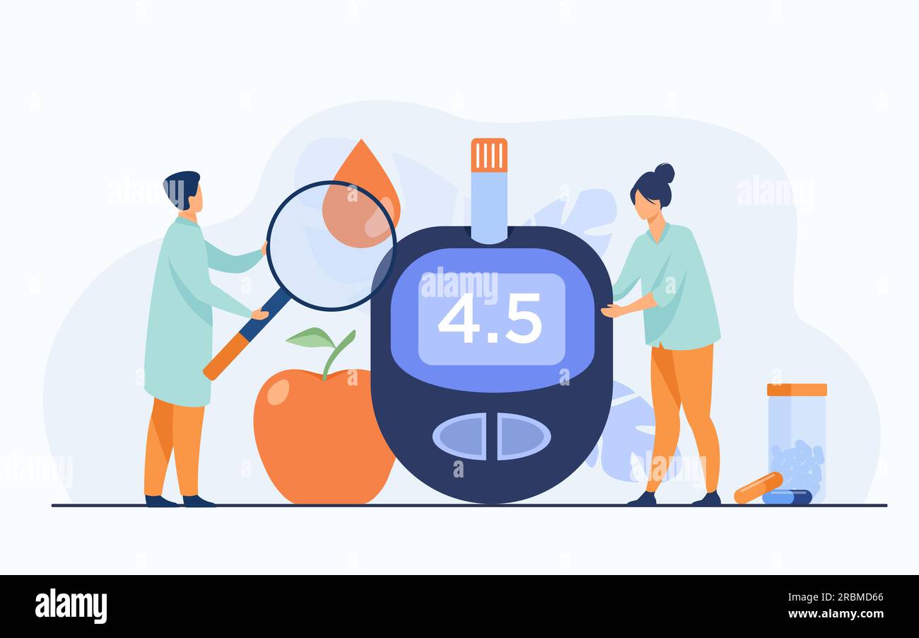 Man diabetes test Cut Out Stock Images & Pictures - Alamy