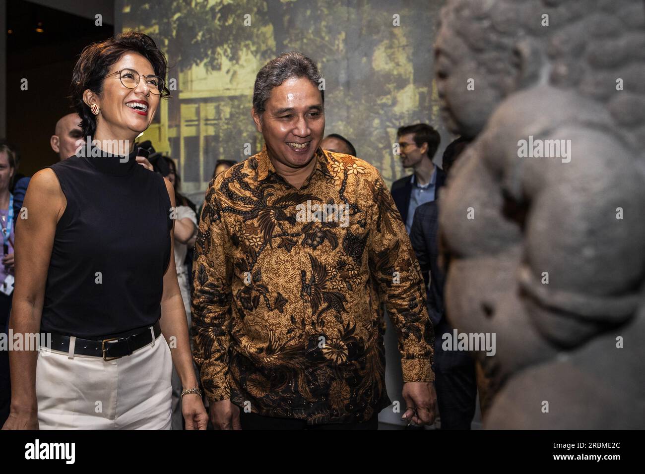 LEAD - Gunay Uslu, State Secretary for Culture and Media, during the ...