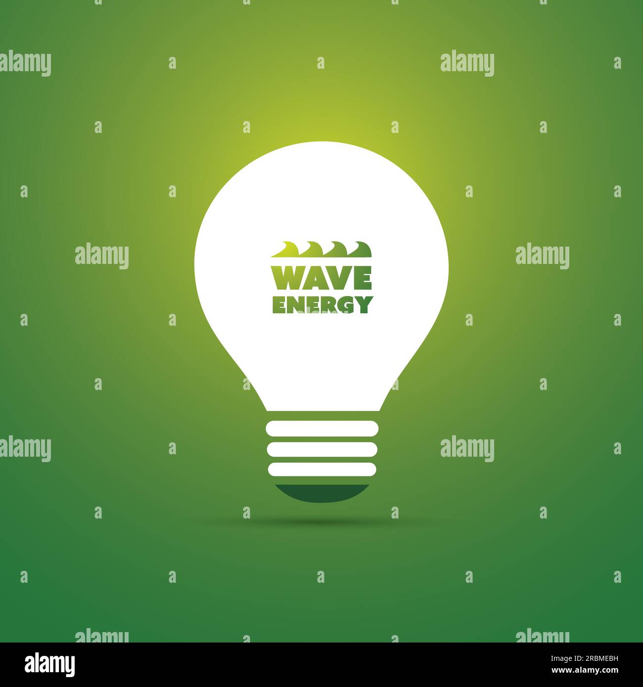 Ocean wave renewable energy Stock Vector Images - Alamy