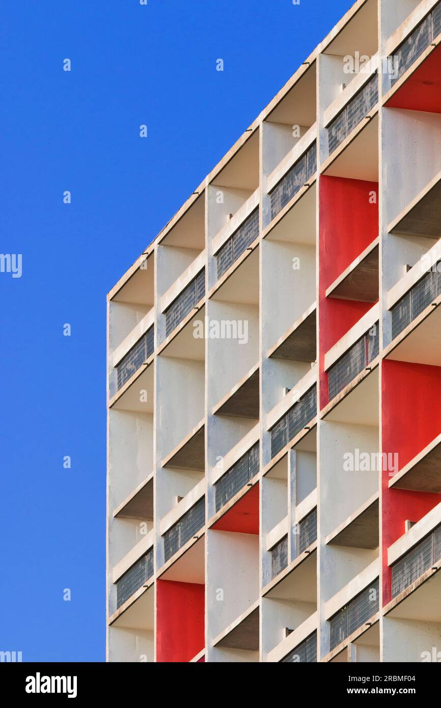 Unité d'Habitation, Site Le Corbusier, Firminy, France Stock Photo - Alamy