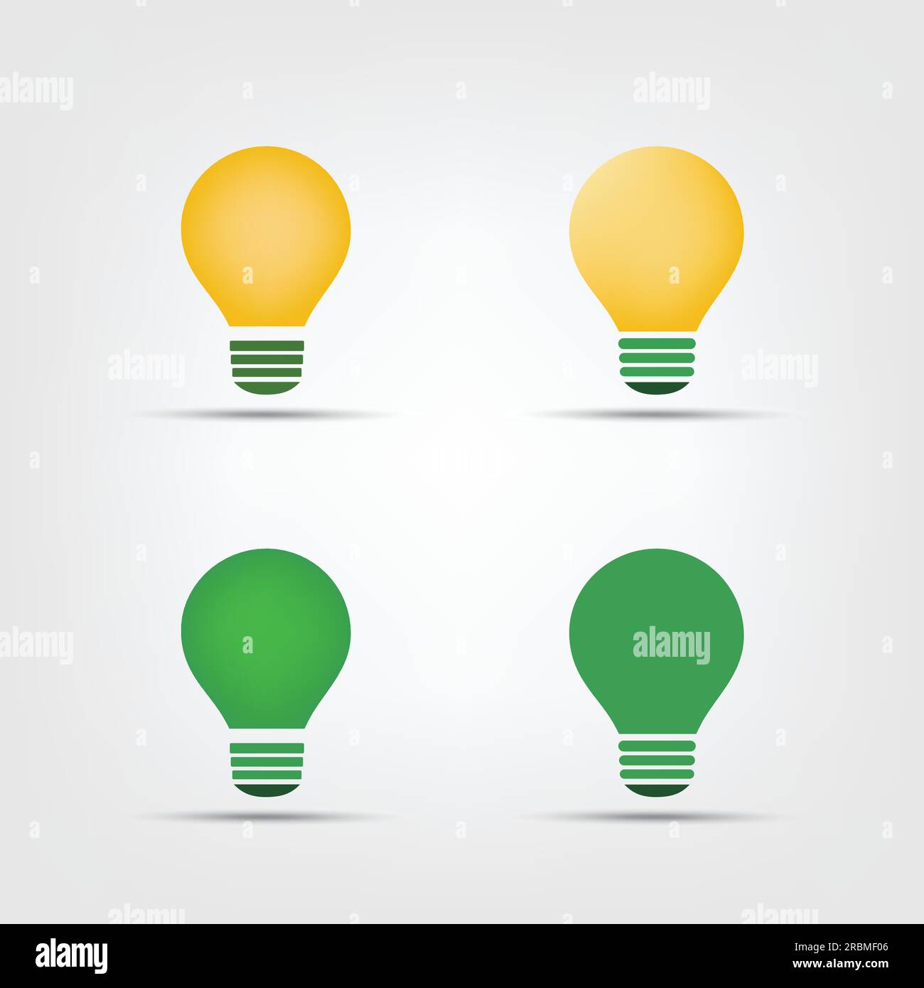Set of Different Bulb Icons Stock Vector Image & Art - Alamy
