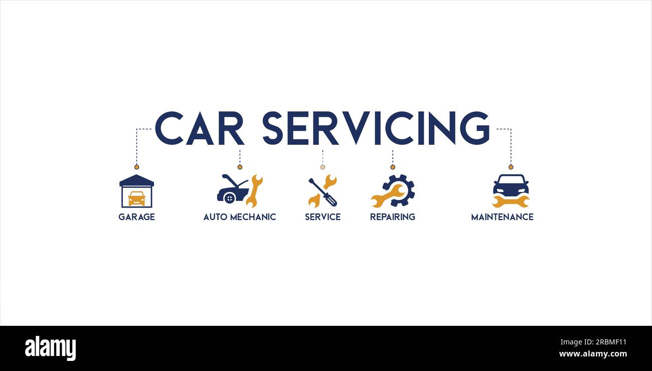 Car maintenance vector vectors hi-res stock photography and images - Alamy