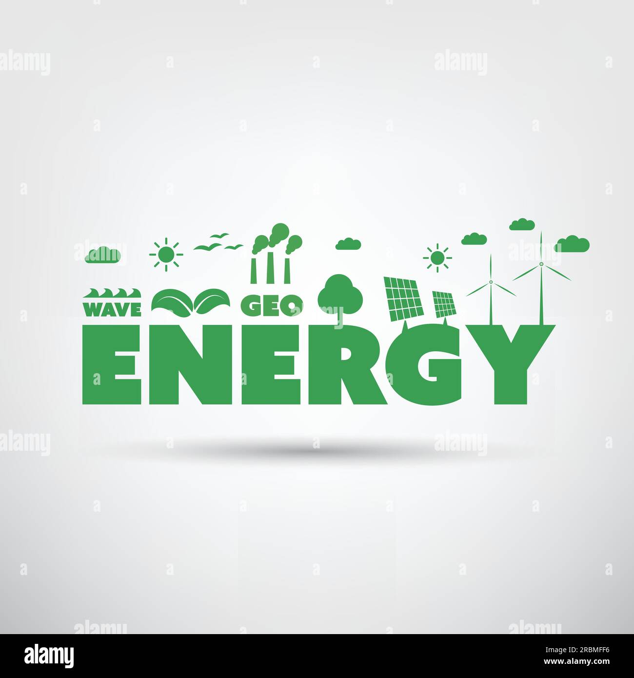 Energy Label with Green Eco Icons Stock Vector Image & Art - Alamy
