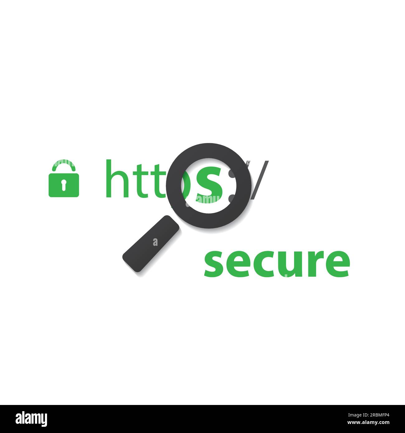 Https secure web vector vectors hi-res stock photography and images - Alamy