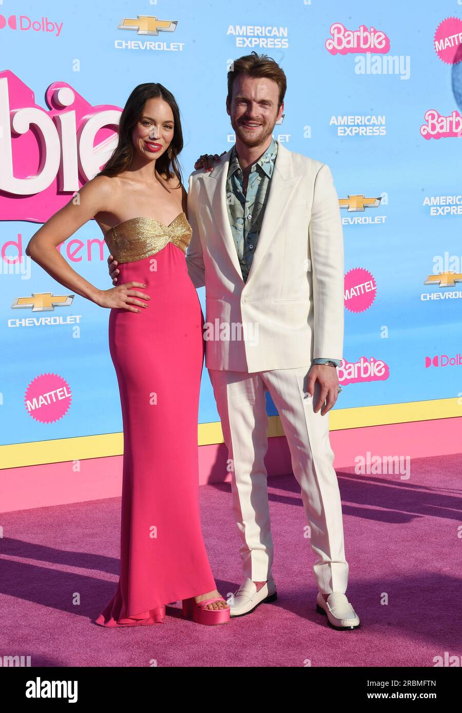 LOS ANGELES, CALIFORNIA - JULY 09: (L-R) Claudia Sulewski and FINNEAS ...