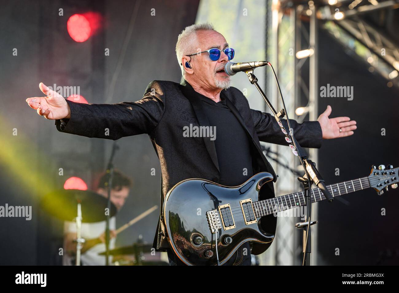 The Music in The Park event at Worden Park, Leyland. Nik Kershaw ...