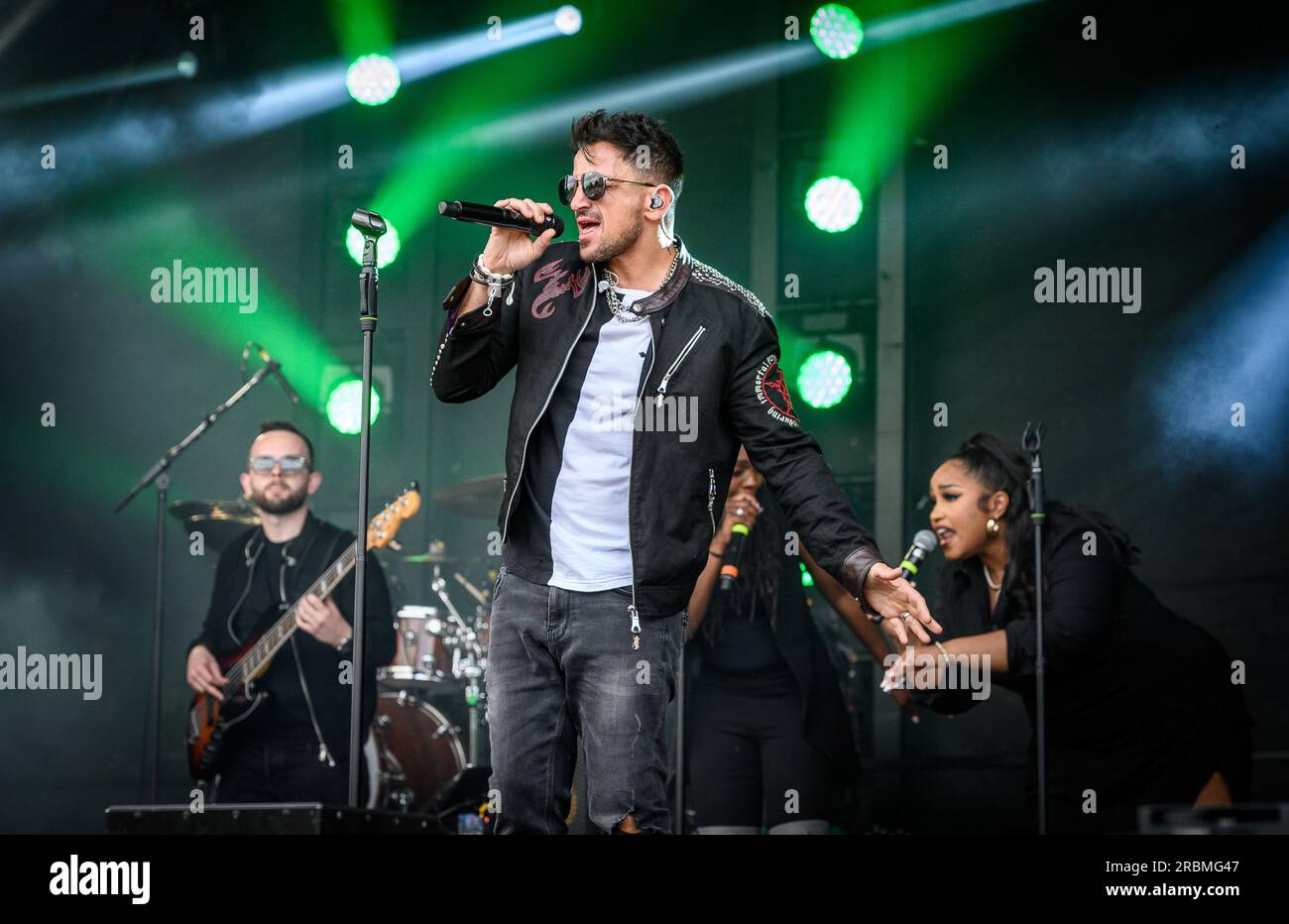 The Music in The Park event at Worden Park, Leyland. Peter Andre ...