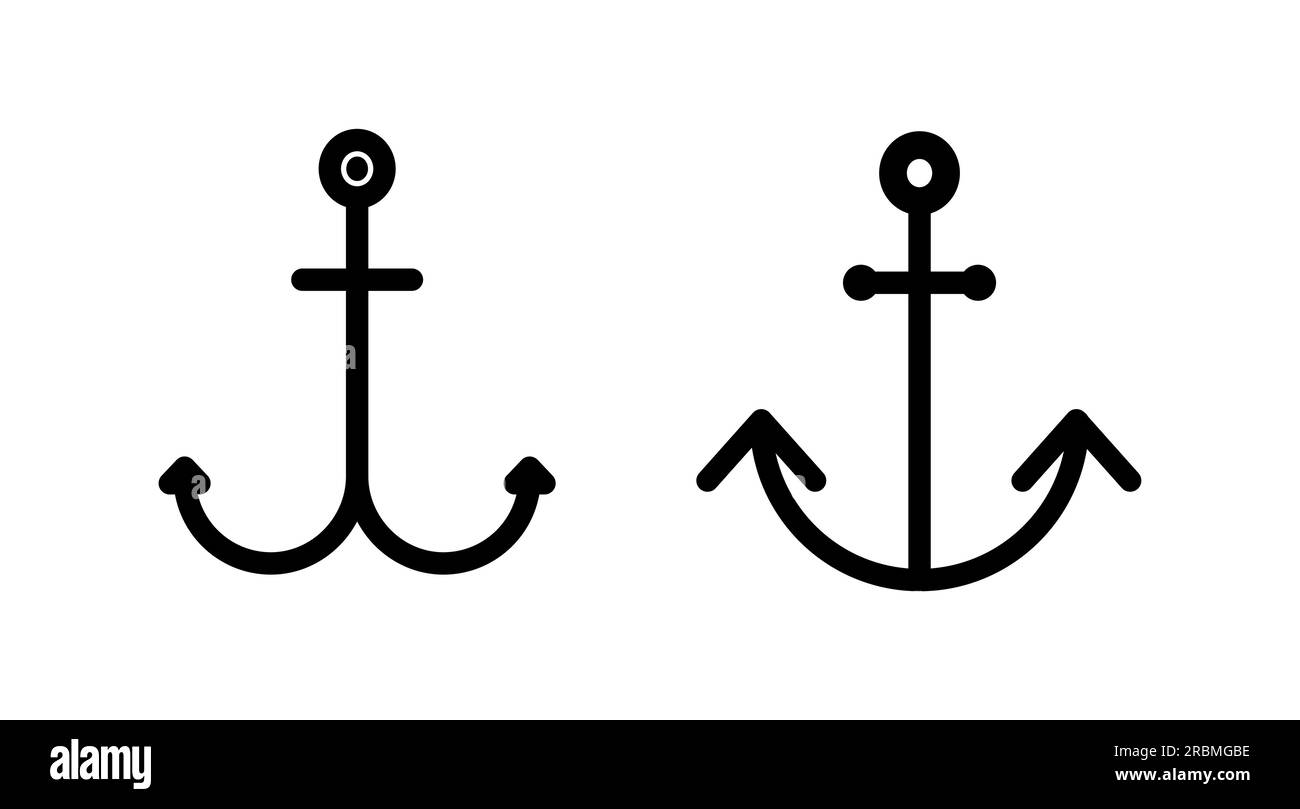 Anchor icon vector. Anchor sign. marine symbol Stock Vector Image & Art ...