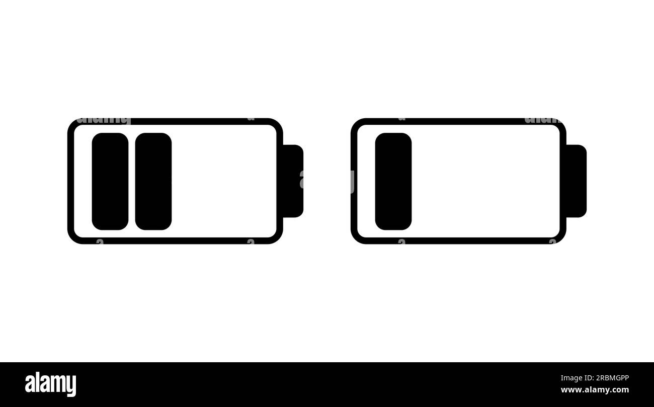 Battery icon vector. Battery charge indicator icon Stock Vector Image ...