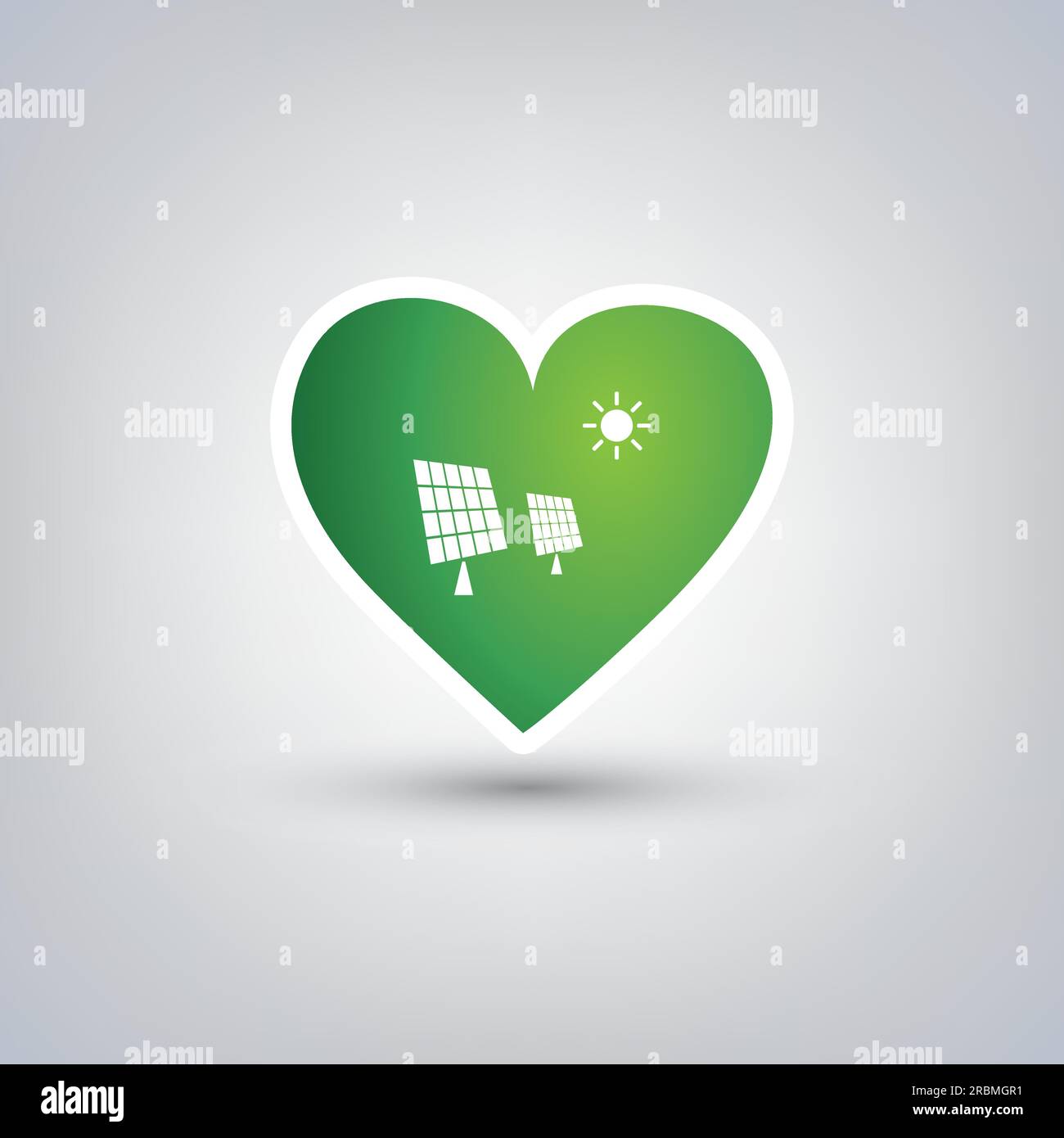 Love solar energy Stock Vector Images - Alamy