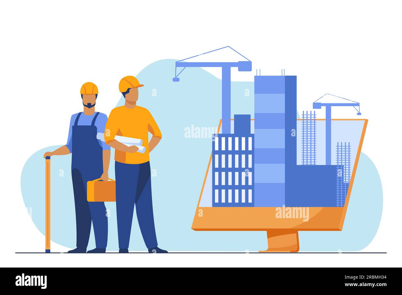 Male engineers machine Stock Vector Images - Alamy