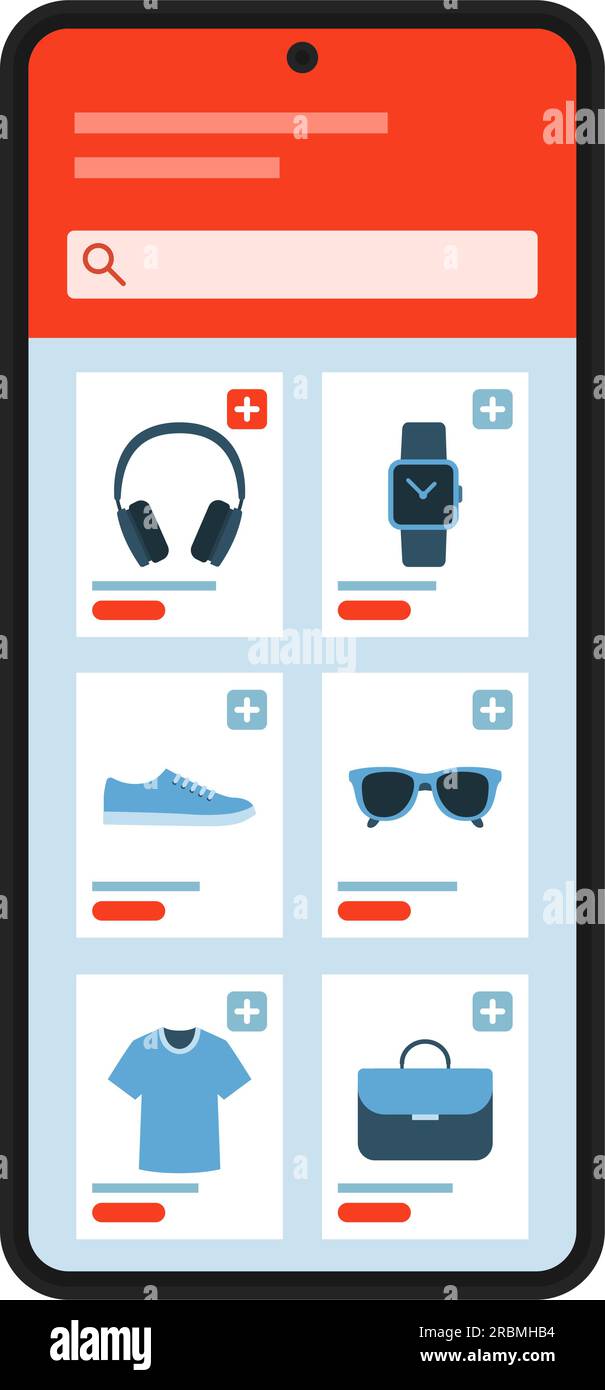 Online retail platform Stock Vector Images - Alamy