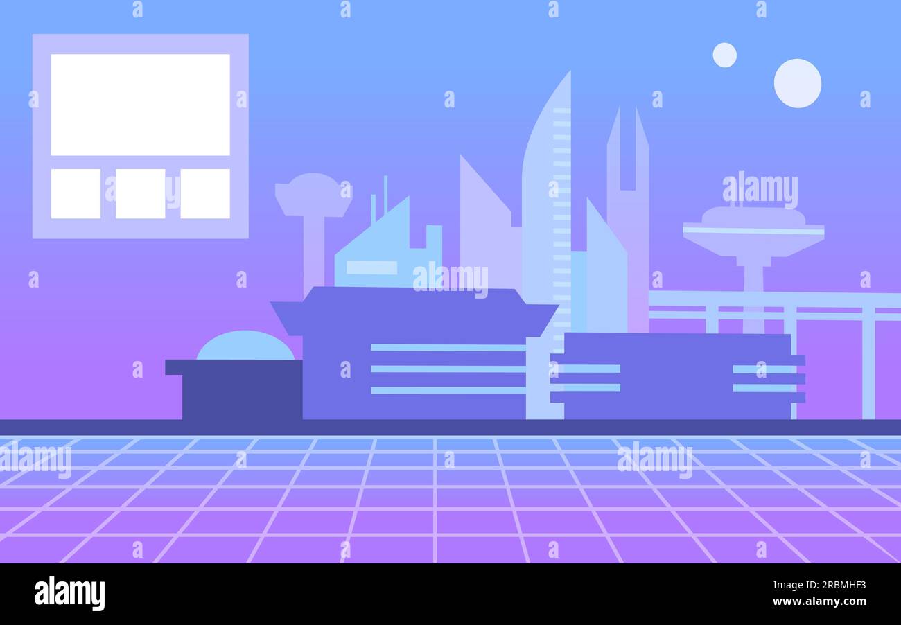 Online video games and metaverse: gaming interface with menu Stock ...