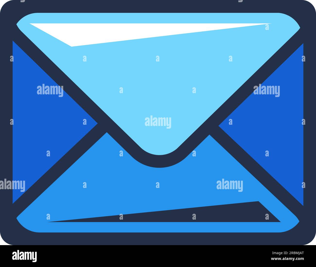 Closed sealed paper envelope. Business correspondence of employees ...