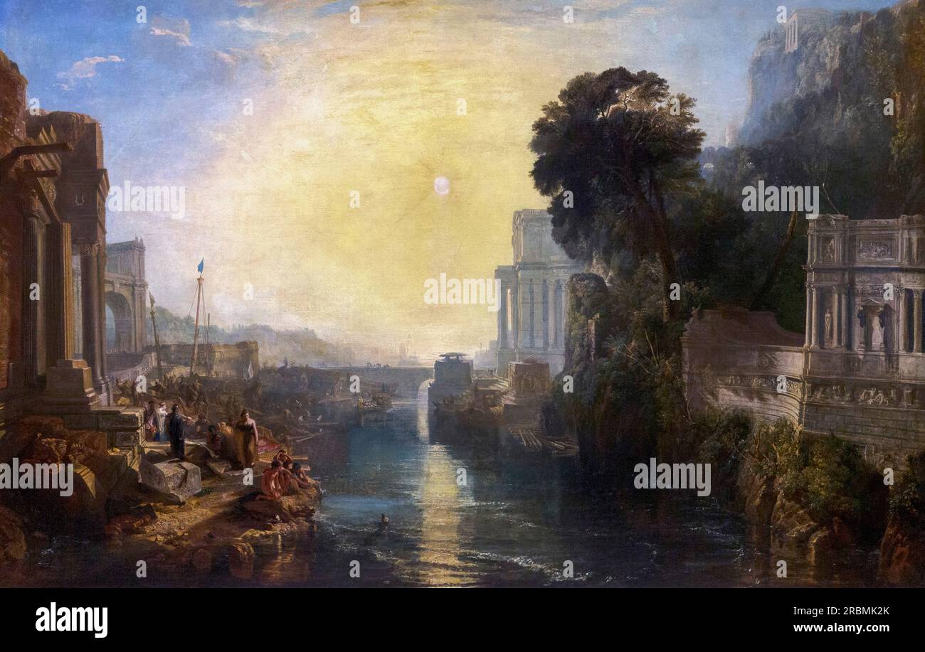 Dido building Carthage, Rise of the Carthaginian Empire, JMW Turner ...