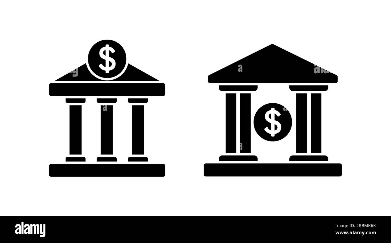 Bank icon vector. bank icon symbol Stock Vector Image & Art - Alamy