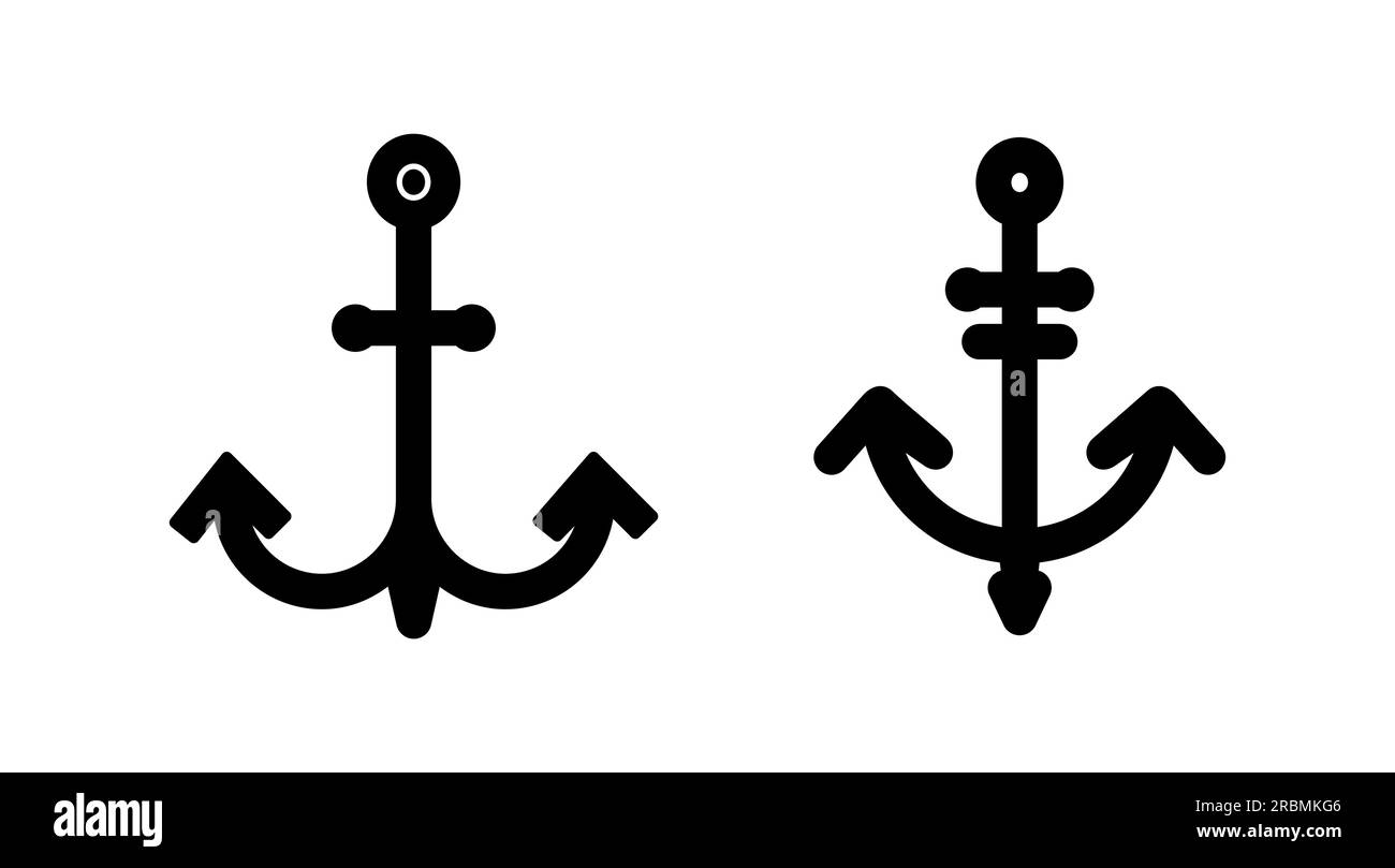 Anchor icon vector. Anchor sign. marine symbol Stock Vector Image & Art ...