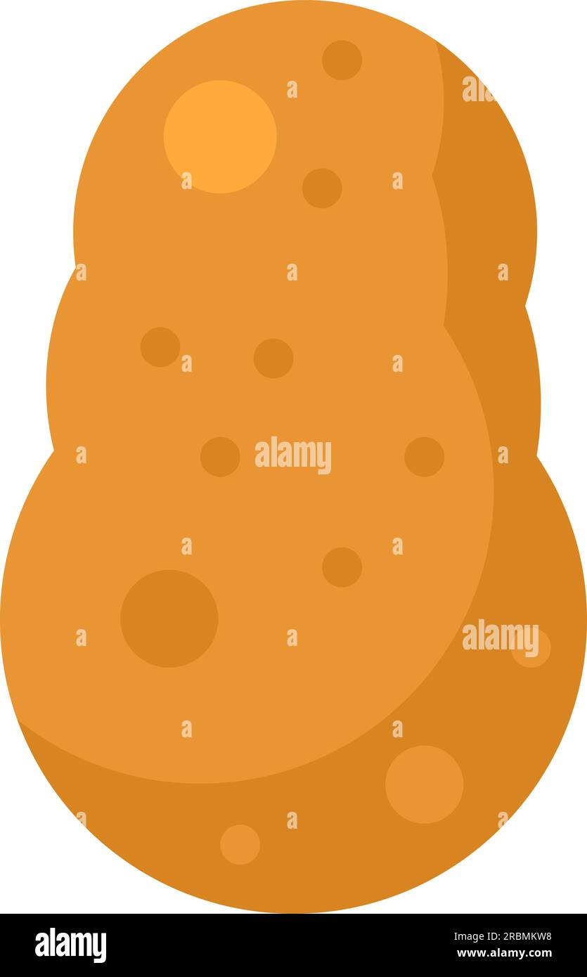 Young potato tuber of new crop. Plant food from vegans and vegetarians ...