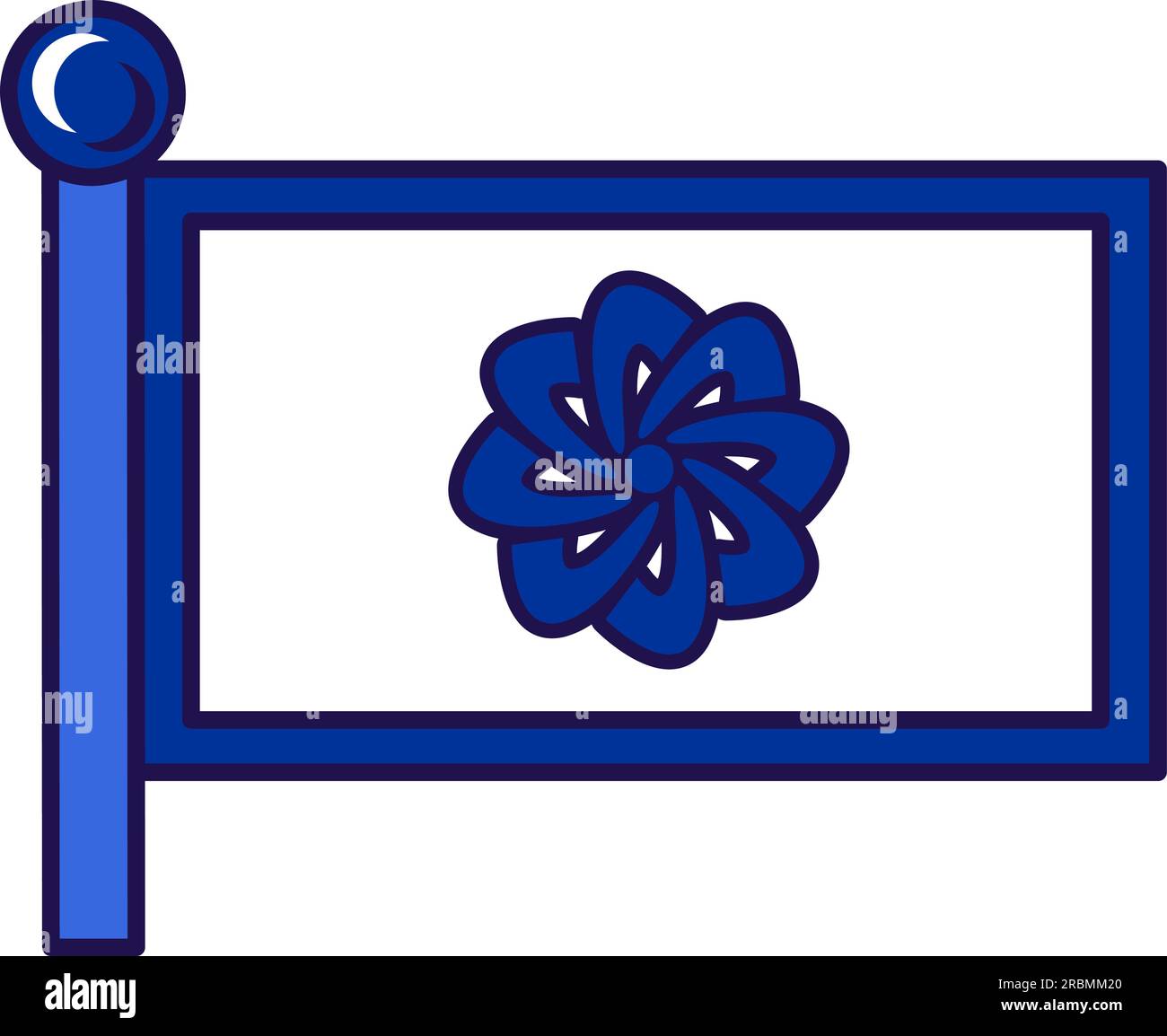 Cplp nation union official flag on flagpole vector. Community of ...