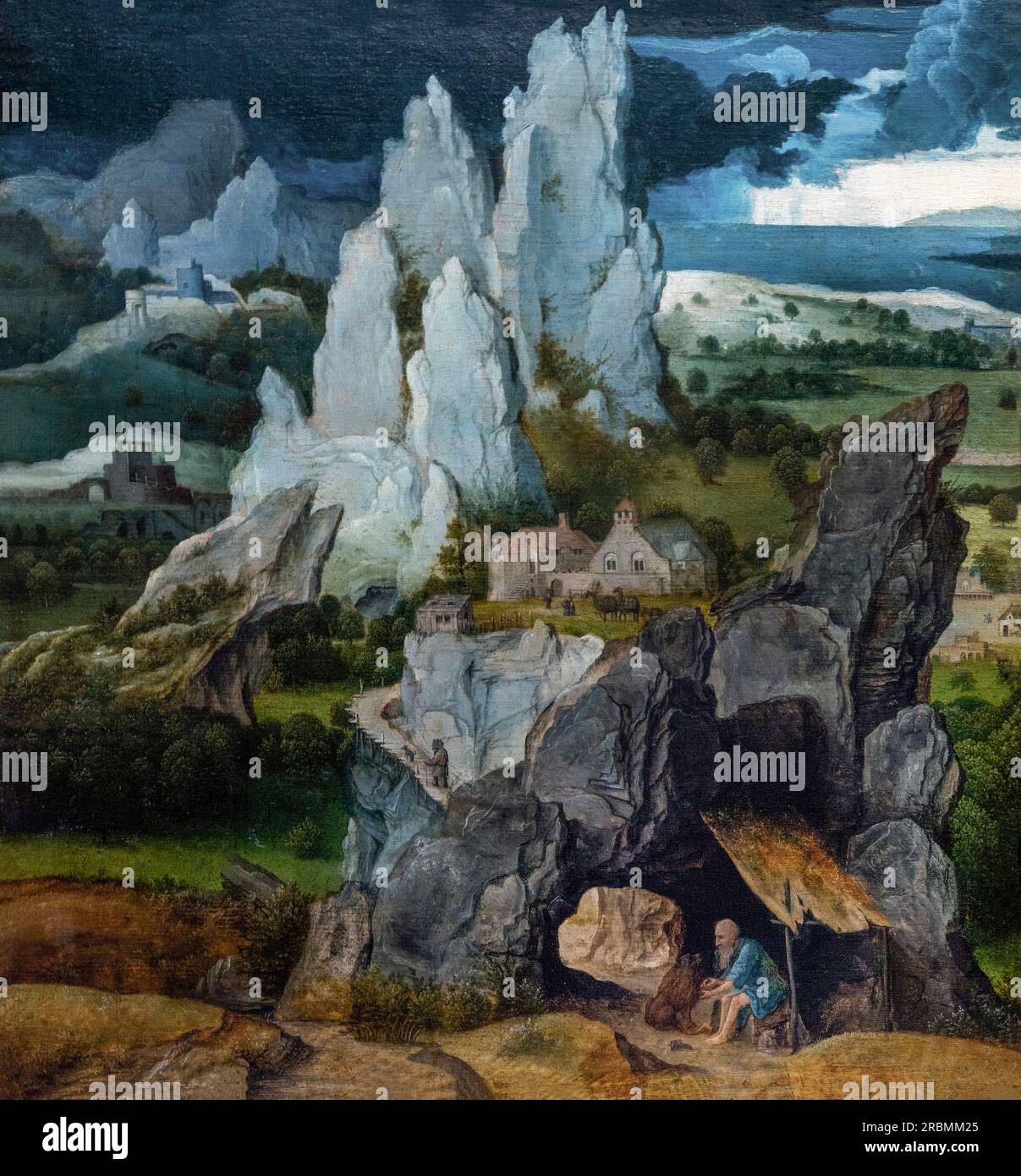 Joachim patinir landscape with saint jerome hi-res stock photography and images - Alamy