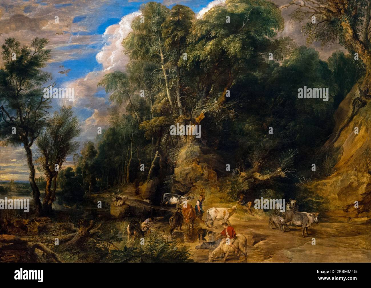 Peter paul rubens the watering place hi-res stock photography and ...