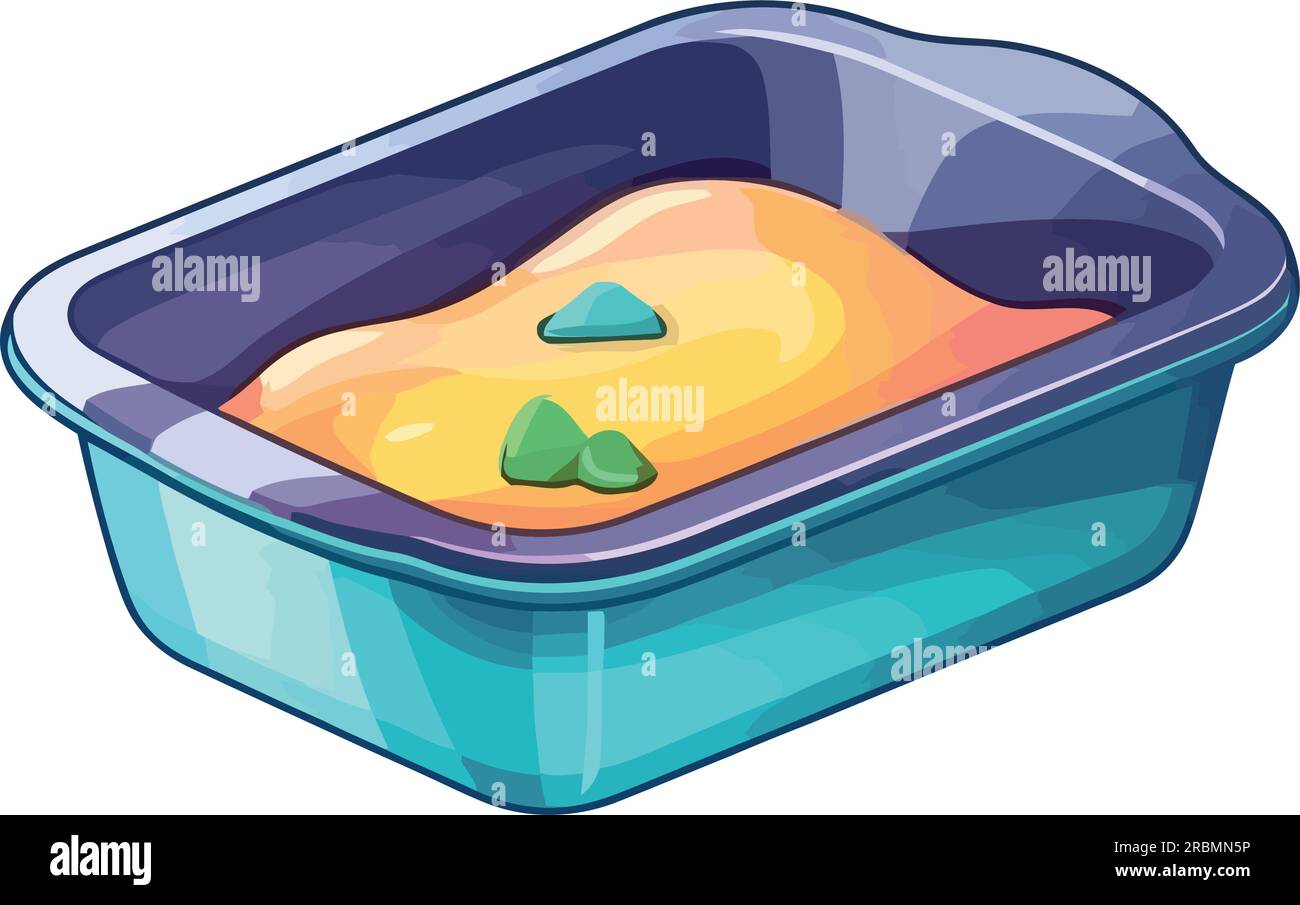 Fresh meal in plastic packet, isolated illustration Stock Vector Image ...