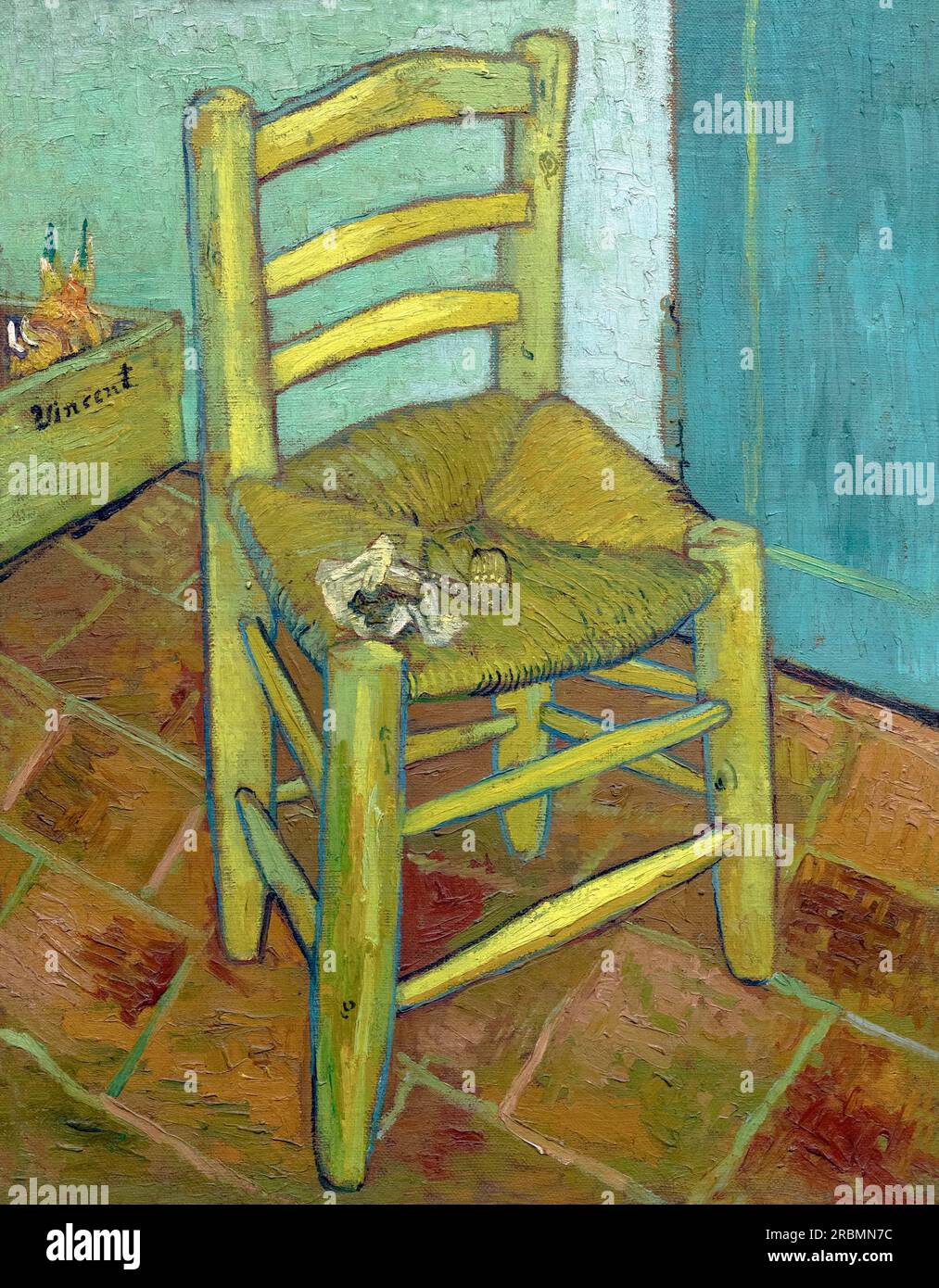 Van Gogh's Chair, Vincent van Gogh, 1888 Stock Photo - Alamy