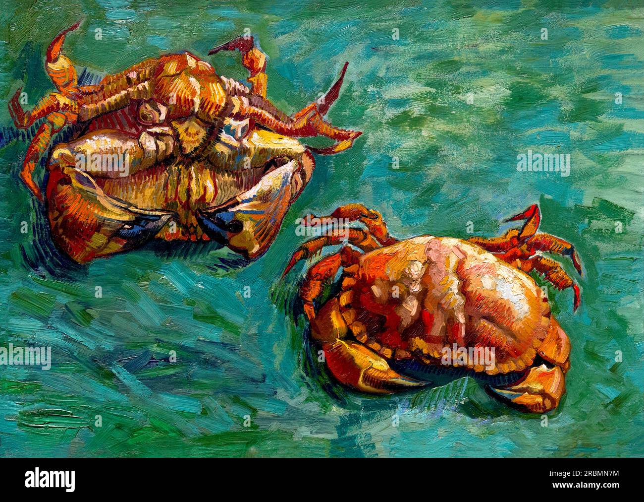Two Crabs, Vincent van Gogh, 1889 Stock Photo - Alamy