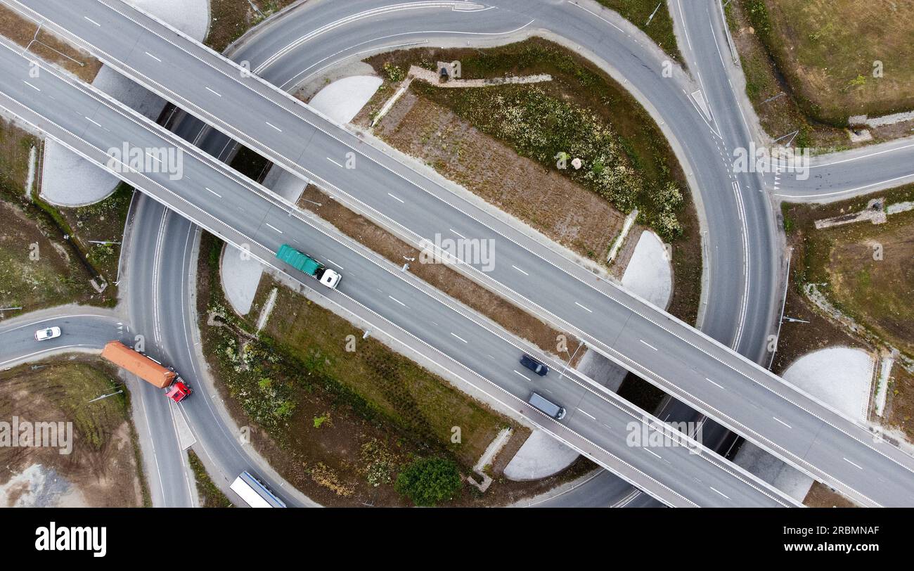 Shot cars driving on bridge hi-res stock photography and images - Alamy