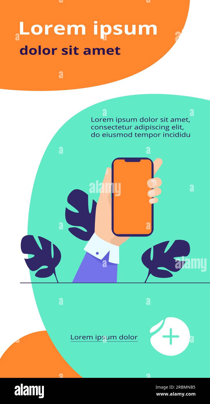 Human hand holding mobile phone Stock Vector Image & Art - Alamy