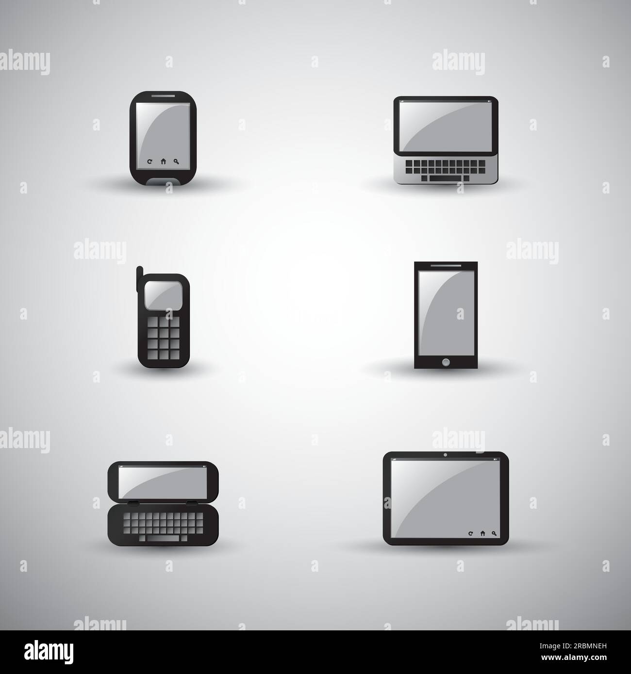 Technology gadgets retro Stock Vector Images - Alamy