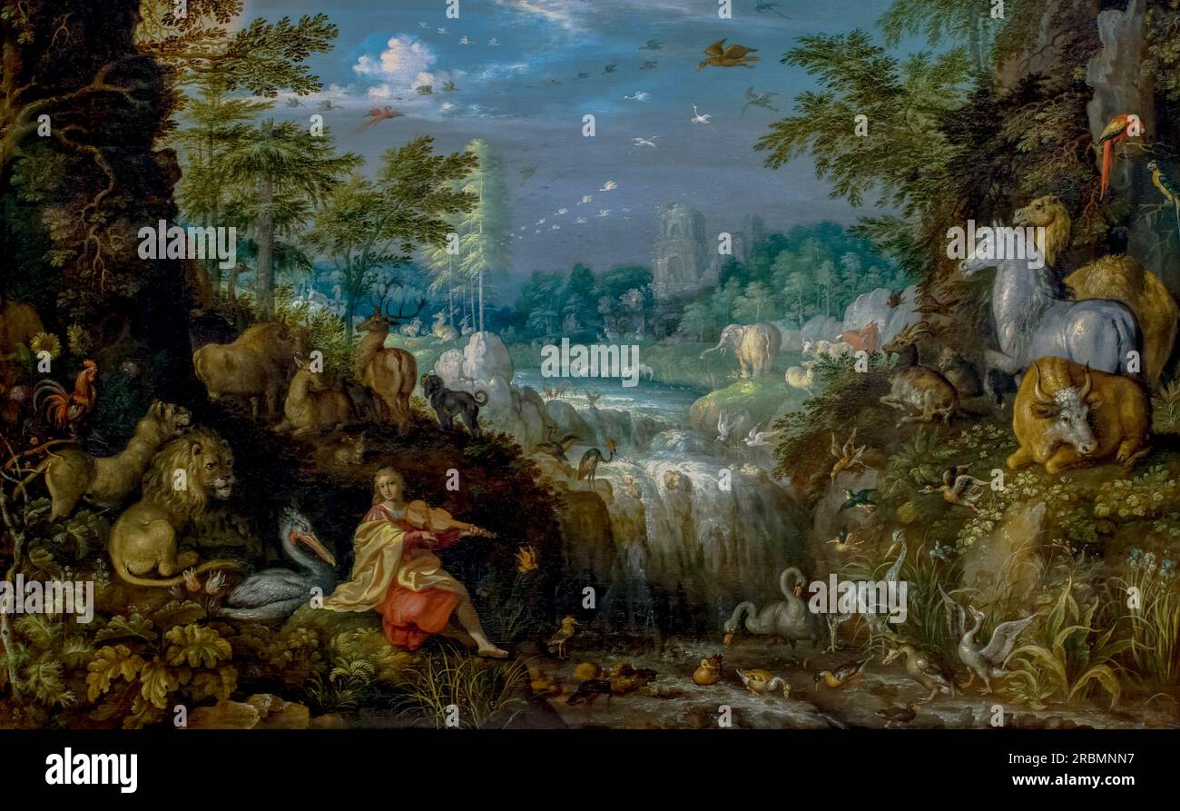 Orpheus, Roelandt Savery, 1628 Stock Photo - Alamy