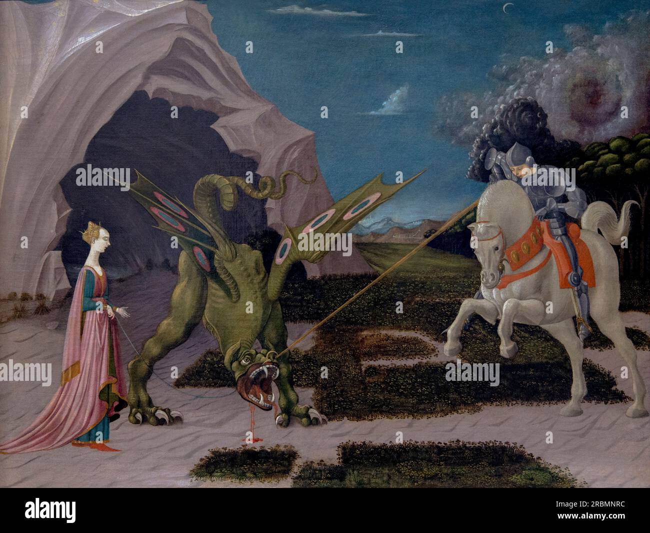 George dragon florence hi-res stock photography and images - Alamy