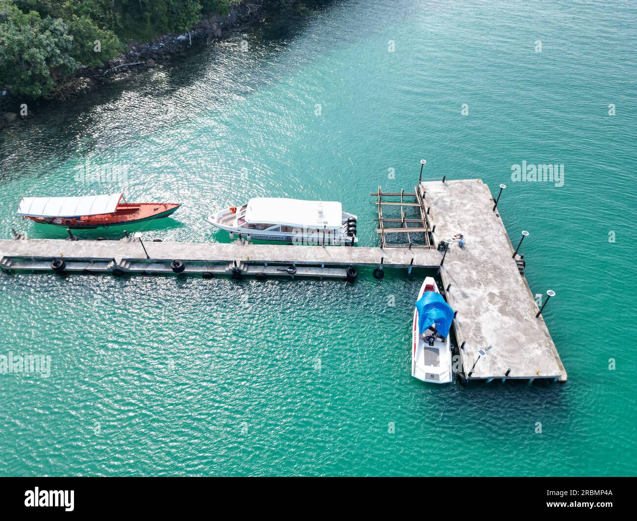 Koh rong in aerial view Stock Photo - Alamy