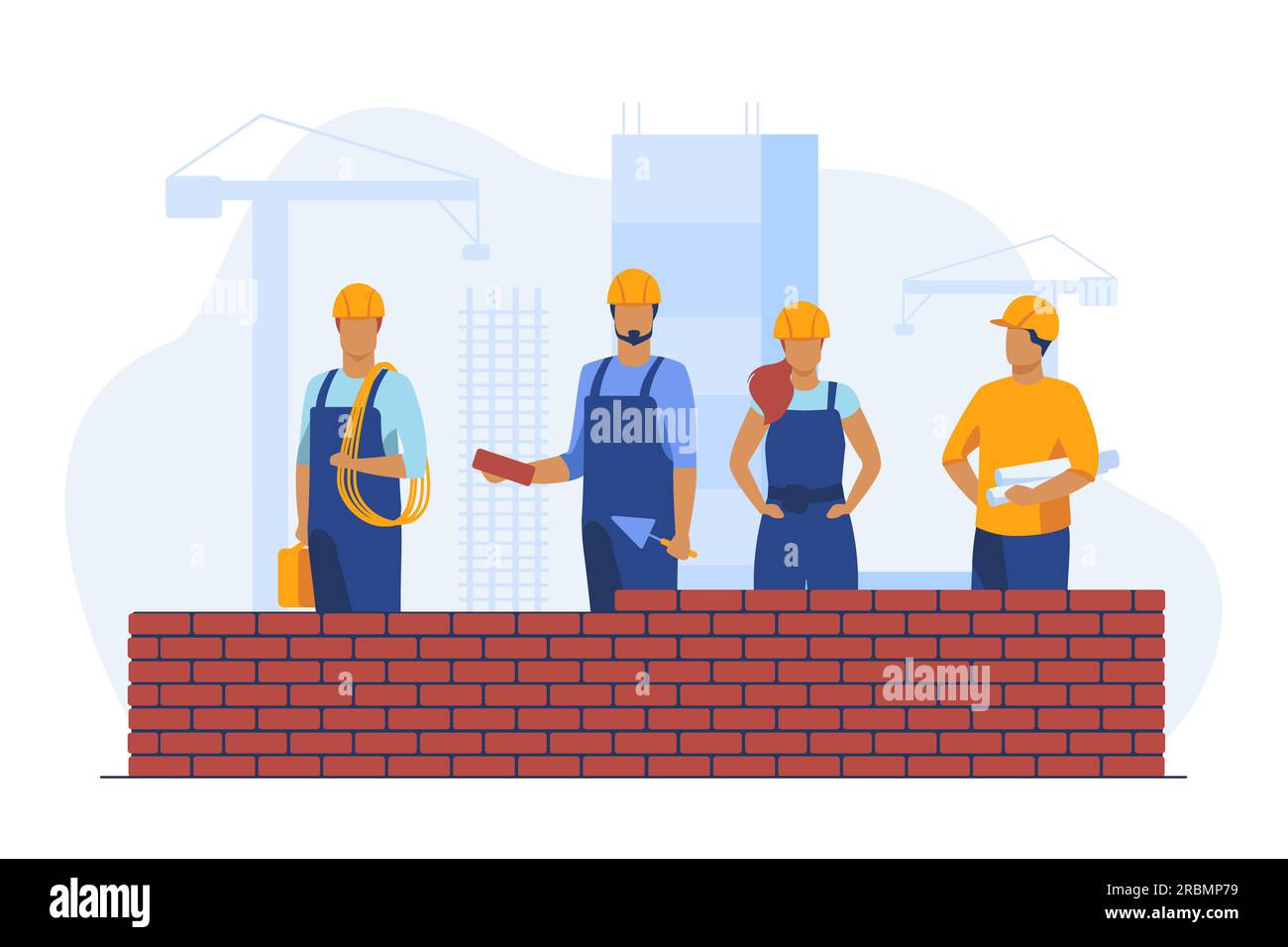 Brick making industry Stock Vector Images - Alamy